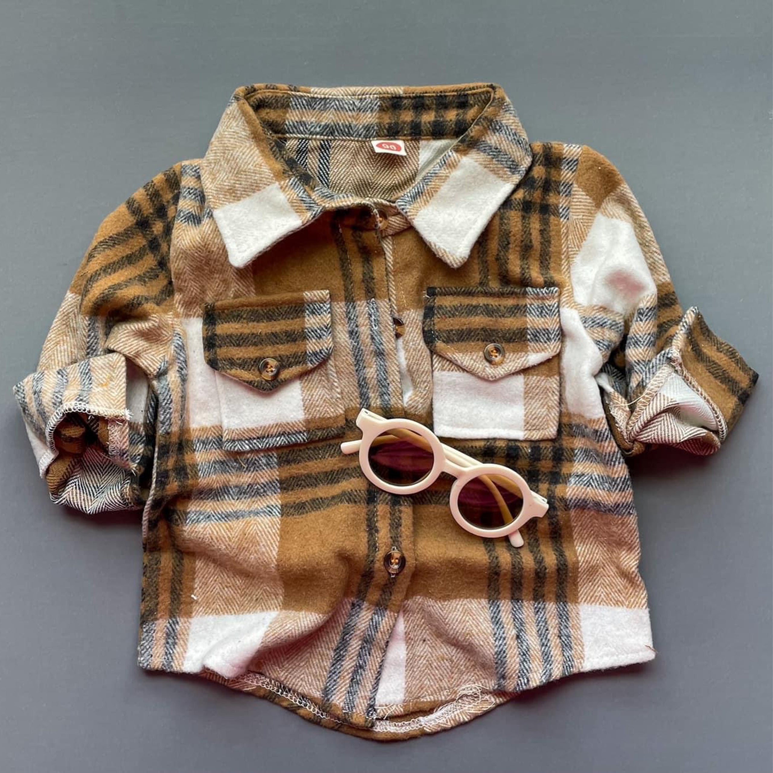Brown Flannel | Darling Designs